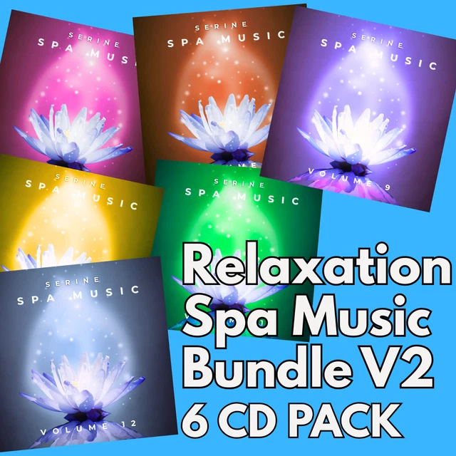 SPA RELAXATION MUSIC Bundle Vol 2 (6Cd Set) Beauty Salon Massage ...