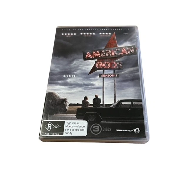 AMERICAN GODS: SEASON 1 DVD Ian McShane Ricky Whittle Crispin Glover ...