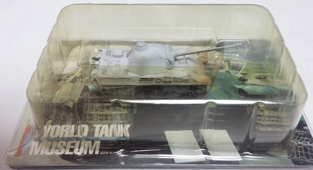 TAKARA 1/144 WORLD Tank Museum 3. German Panzer II tank. In winter wash ...