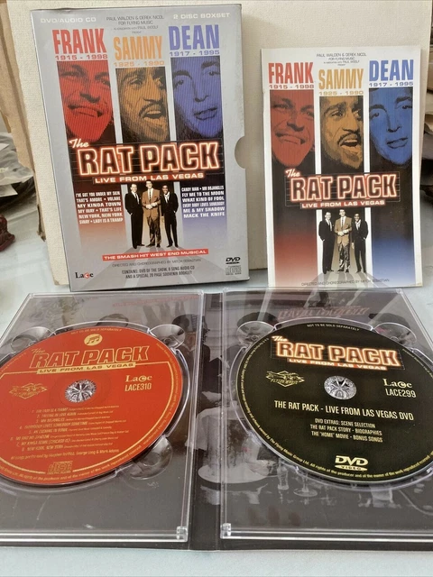 THE RAT PACK - Live From Las Vegas Music [DVD] 2-Disc Set with Booklet ...