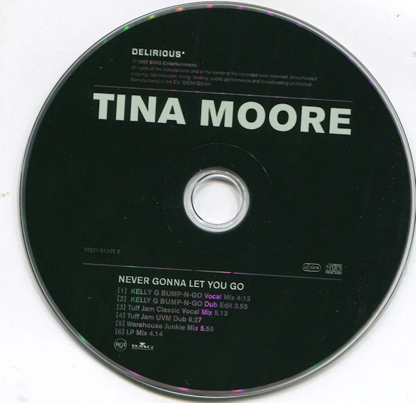 TINA MOORE NEVER Gonna Let You Go - CD EUR 2,99 - PicClick FR