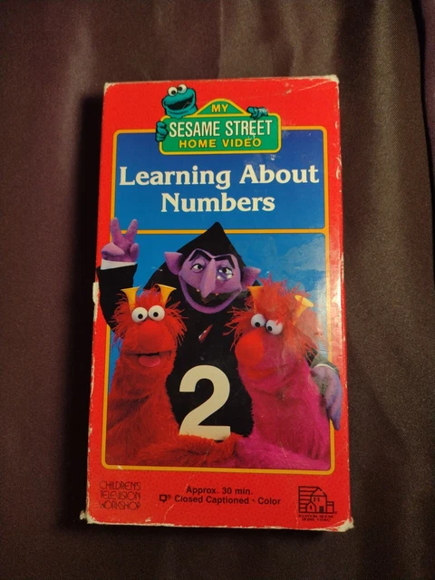 VHS SESAME STREET - Learning About Numbers (VHS, 1986) £3.60 - PicClick UK