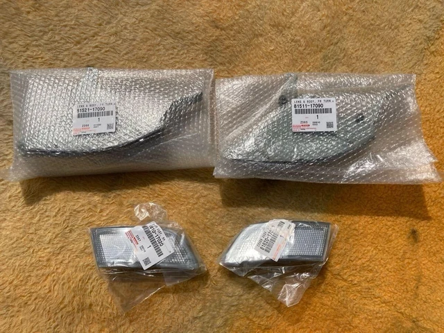 TOYOTA MR2 SW20 SW20L Front Clear Turn Signal Lamp Lens Light Rh&Lh Set ...