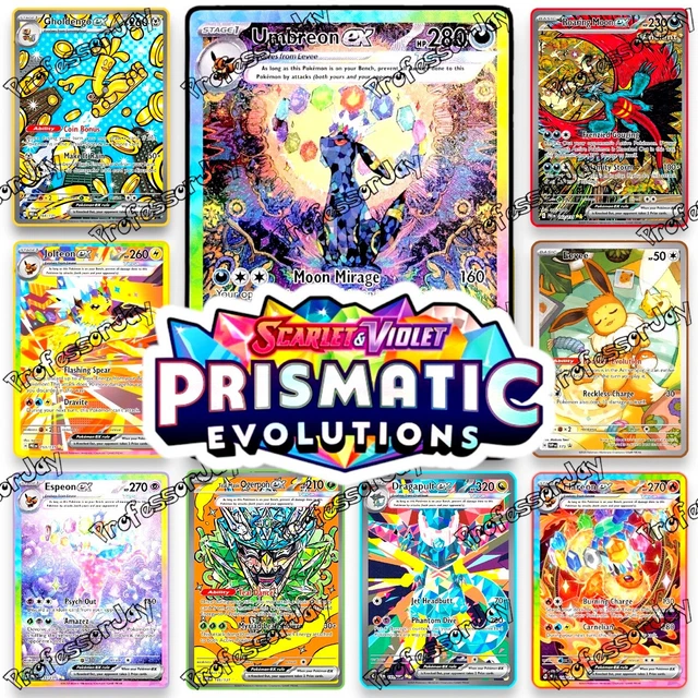 POKÉMON SV9 PRE | PRISMATIC EVOLUTIONS EX SAR AR IR HOLO STAMPED PROMO ...