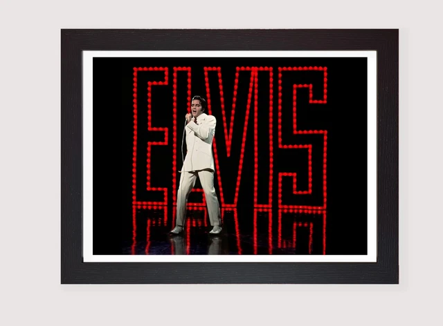 FRAMED ELVIS PRESLEY 68 Comeback Special Poster Print Wall Art £3.73 ...