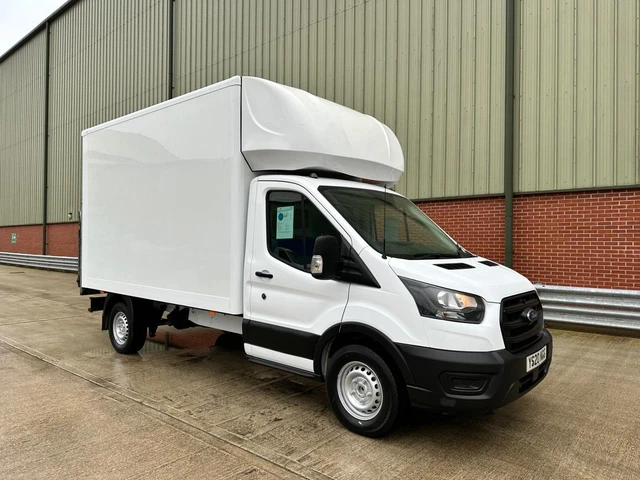 FORD TRANSIT 350 Leader Luton Box Van with Tail Lift 2020 20 Plate £ ...