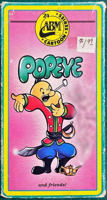 POPEYE AND FRIENDS! Volume 2 ( VHS ) ABM Cartoon Series - Canadian Vers ...