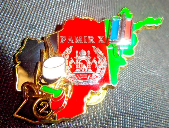 INSIGNE 2° RÉGIMENT Etranger d'Infanterie- Pamir - Afgha - Légion ...