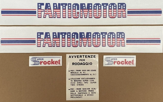 FANTIC MOTOR SUPER Rocket Kit Stickers Adesivi EUR 44,00 - PicClick DE