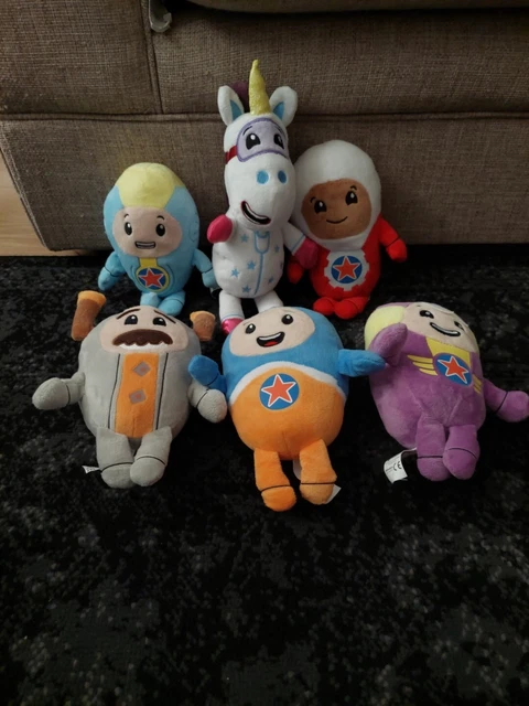 CBEEBIE GO JETTERS Soft Toy Plush Characters Bundle Full Set X6 Rare £ ...