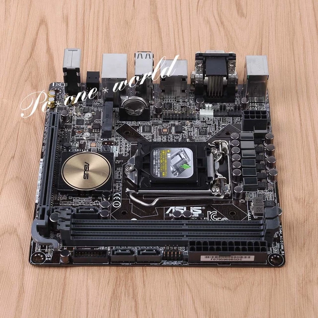 ASUS H97I-PLUS MOTHERBOARD LGA 1150 DDR3 DVI HDMI Intel H97 100% ...