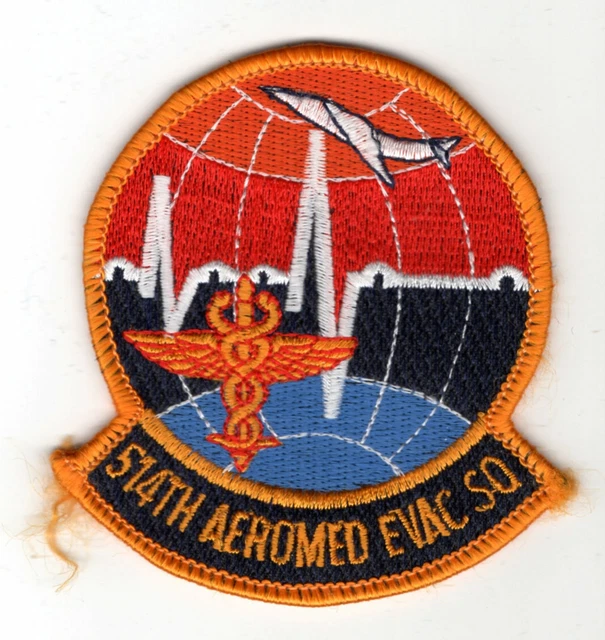 OLD USAF PATCH - 54th Aeromedical Evacuation Squadron - McGuire AFB EUR ...