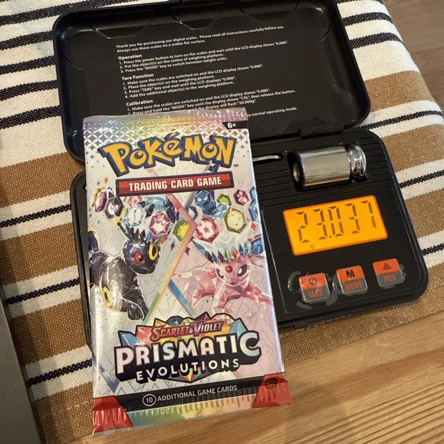 POKÉMON TCG - Prismatic Evolutions Booster Pack - Sealed - HEAVY PACK ...