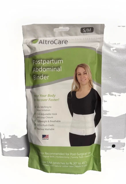 3 PANEL, POSTPARTUM, Post Surgery Abdominal Binder & Belly Band S/M 30 ...