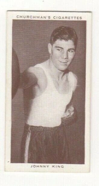 CHURCHMAN CIGARETTES. BOXING Personalities - Johnny King, England EUR 3 ...