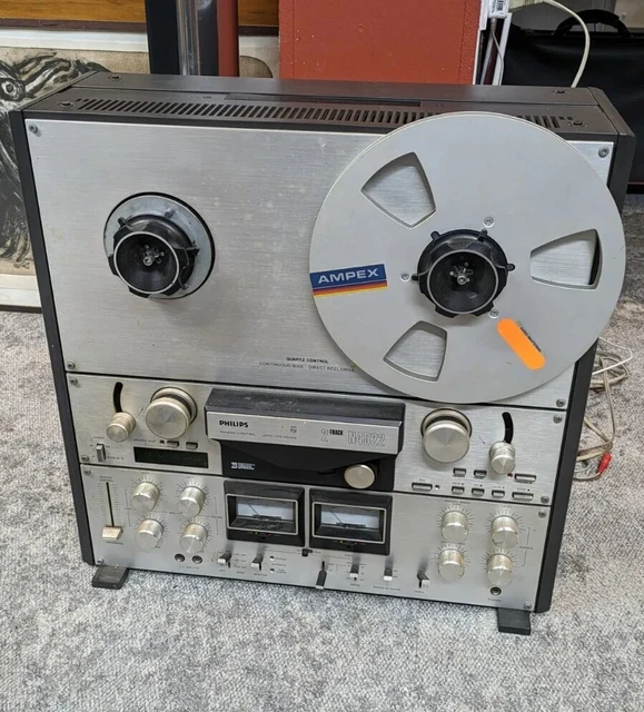 PROFESSIONAL 1980S PHILIPS N4522 TAPE DECK HIGH FIDELITY REEL MUSIC ...