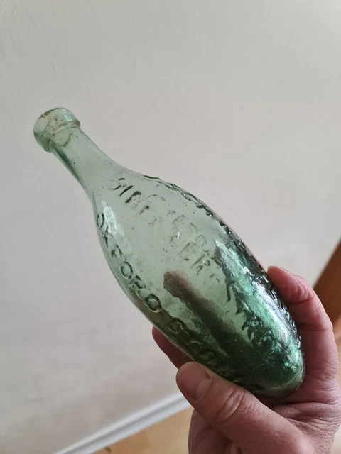 EARLY DARK AQUA J. Schweppe &Co Hamilton Bottle Circa 1840S . £52.70 ...