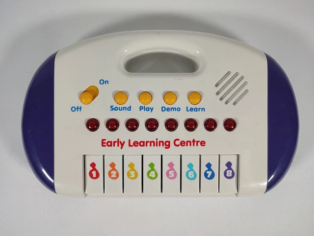 EARLY LEARNING CENTRE ELC Carry Along Keyboard Piano Vintage Very Rare ...