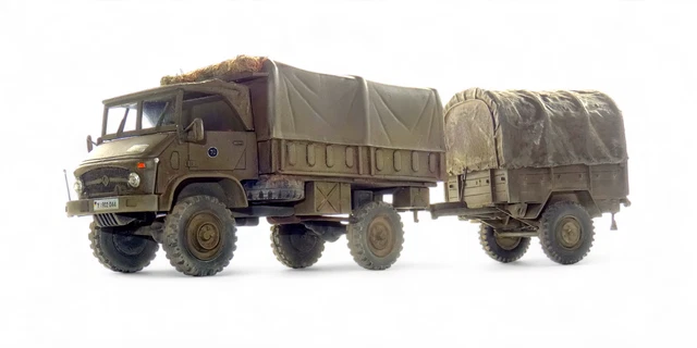 PRO-BUILT 1-35_UNIMOG S404 B_Perfect Scale Modeling Resin Models $190. ...