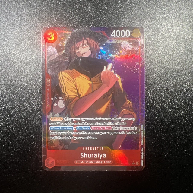ONE PIECE TCG Wings of the Captain Shuraiya OP06-009 (art ancien) anglais EUR 33,42 - PicClick FR