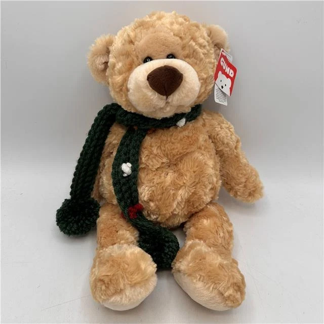 GUND MANNI TEDDY bear with scarf £9.99 - PicClick UK
