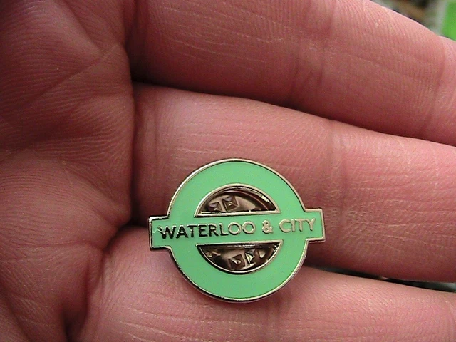 WATERLOO CITY LINE London Underground Railway Station Pin Badge Tfl ...