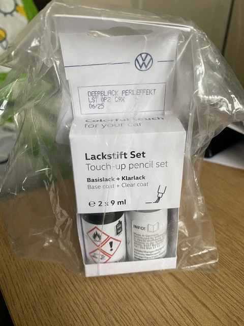 GENUINE VW DEEP Black Pearl LC9X Touch Up Paint £15.00 - PicClick UK