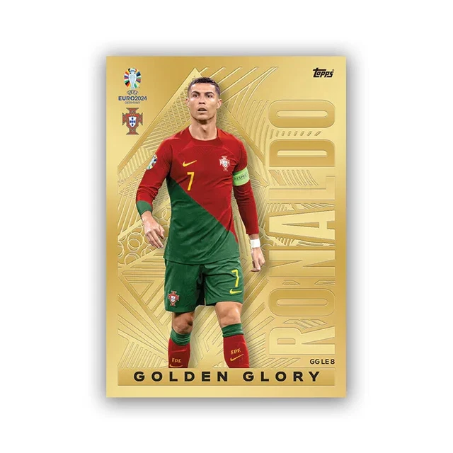 CRISTIANO RONALDO-GOLDEN GLORY Exclusive Edition-Topps Match Attax Uefa ...