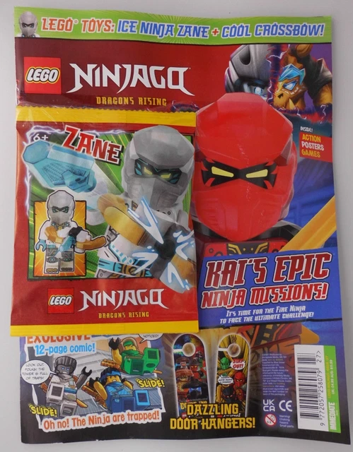 LEGO NINJAGO MAGAZINE #127 2025 + Ice Ninja Zane & Cool Crossbow £9.99 ...