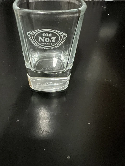 JACK DANIEL'S WHISKEY vecchio n. Vetro quadrato 7 marche EUR 4,79 ...