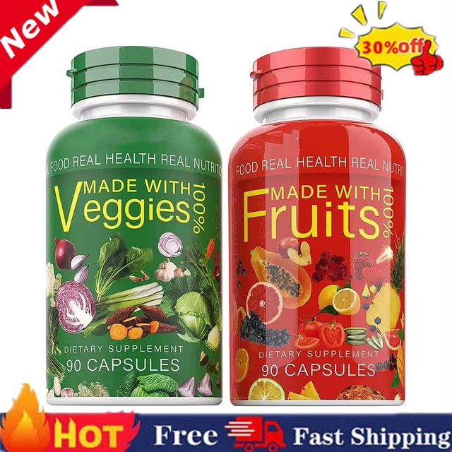 NATURE FRUITS AND Veggies Vitamins Supplement Dietary Nutritional ...