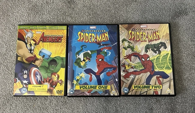 MARVEL CARTOON HERO’S DVD Films Spider-Man & Thor Bundle £7.00 ...