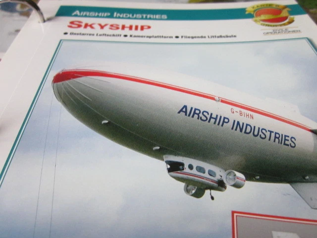 FLIEGEN 8: KARTE 6 Airship Industries Skyship EUR 4,75 - PicClick DE