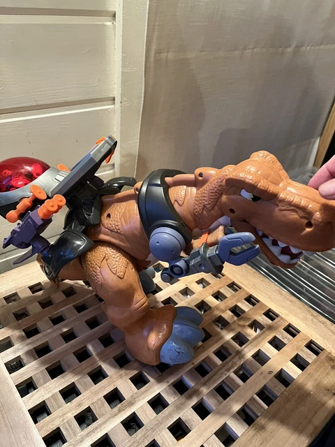 2011 FISHER PRICE Mattel 18" Imaginext Roaring Moving T-Rex Dinosaur ...