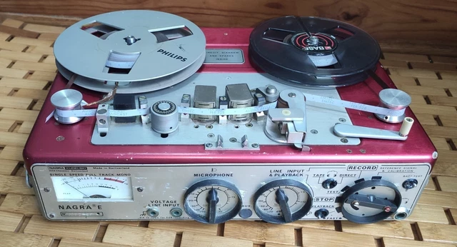 NAGRA E MAGNETOPHONE A BANDE REPORTAGE SUPER COLLECTOR. 2 vitesses EUR ...