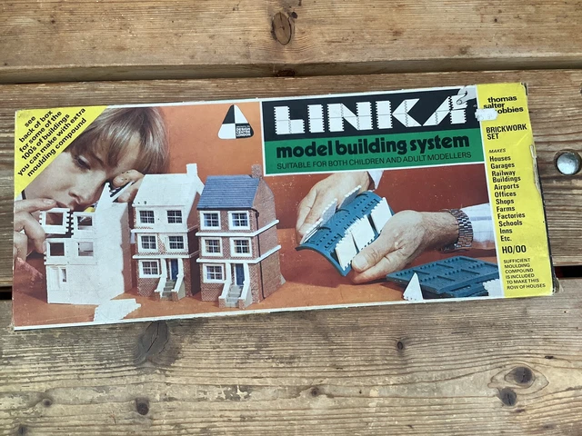 VINTAGE ORIGINAL LINKA 8001 Brickwork Set HO/OO Scale Model Building ...
