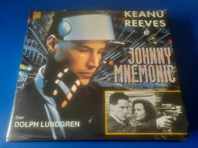 (VHS) 'JOHNNY MNEMONIC' di R. Longo (1995) (Keanu Reeves, Dolph ...
