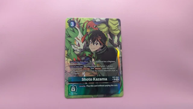 DIGIMON TCG SHOTO Kazama Alt Art EX7-064 Rare Digimon Liberator £21.99 - PicClick UK