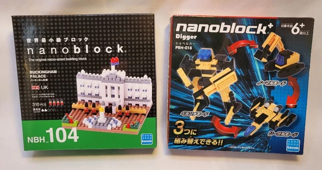NEW NANOBLOCK BUCKINGHAM Palace NBH-104 & Digger PBH-018 Sets £17.95 - PicClick UK