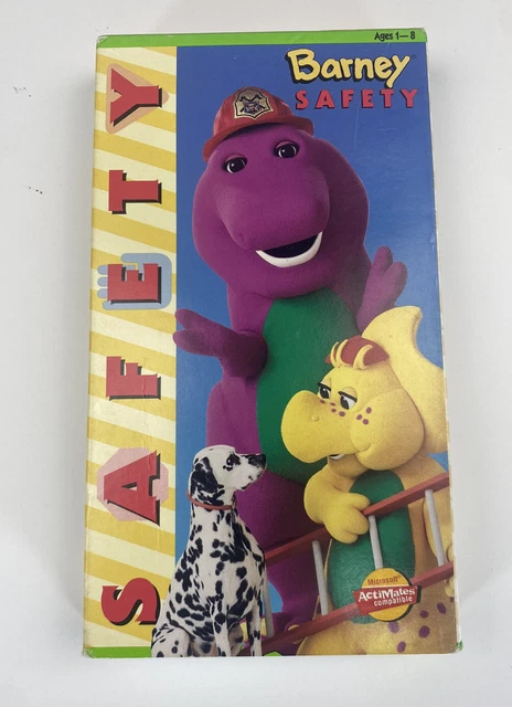 BARNEY SAFETY VHS Home Video Tape 1995 Lyons Group Sing-Along Songs £10 ...