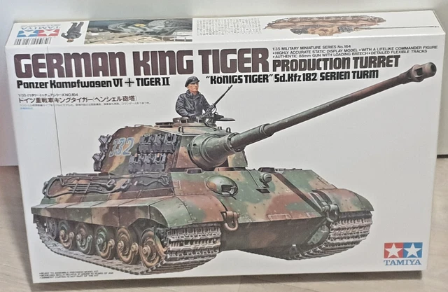 TAMIYA 35164 GERMAN King Tiger Königstiger Sd.Kfz 182 Panzer 1:35 ...