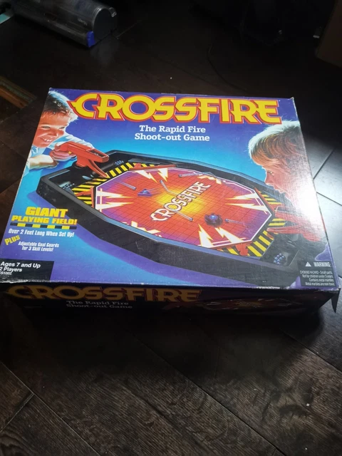 VINTAGE MB GAMES CROSSFIRE The Rapid Fire Shoot Out Game Boxed 2001 £30 ...