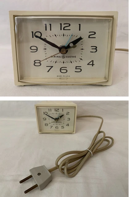 VINTAGE 1960'S GENERAL Electric Mechanical Alarm Clock, model 7299 ...
