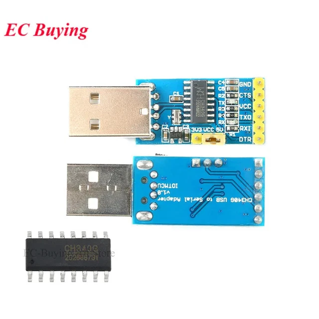 CH340G USB TO TTL Serial Adapter 3.3V 5V Converter Arduino SOP-16 $4.06 ...