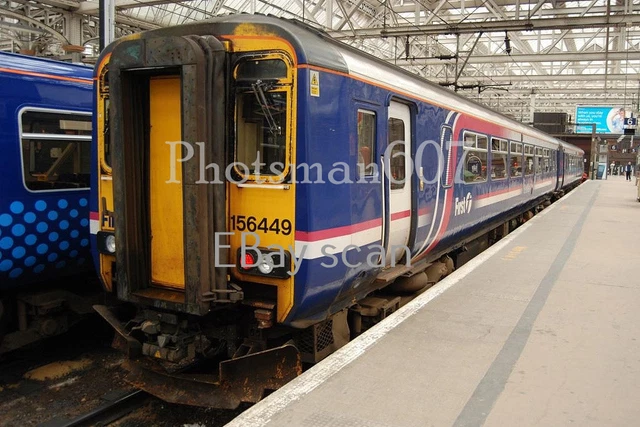 CLASS 156 156449, 2 car DMU, in old First Scotrail at Glasgow Central £ ...