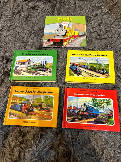 THE RAILWAY SERIES (Thomas The Tank Engine) Bundle of 5 by The Rev. W ...