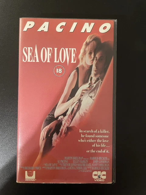 SEA OF LOVE (VHS) 1989 Al Pacino, Ellen Barkin, John Goodman Movie £6. ...
