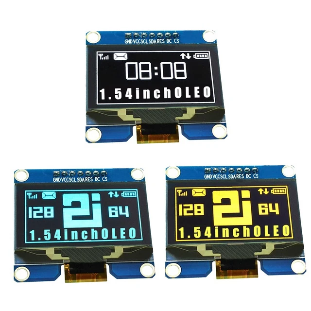 HIGH RESOLUTION OLED Display Module with SPI/IIC Interface SSD1309 ...