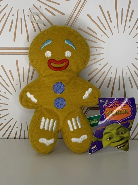 DREAMWORKS SHREK 6& Inch GINGY THE GINGERBREAD MAN PLUSH Figure 2007 £ ...