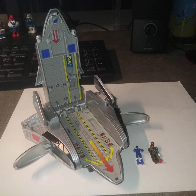 POWER RANGERS - Time Force - Megazord Jet Mode Deluxe Playset - bandai ...